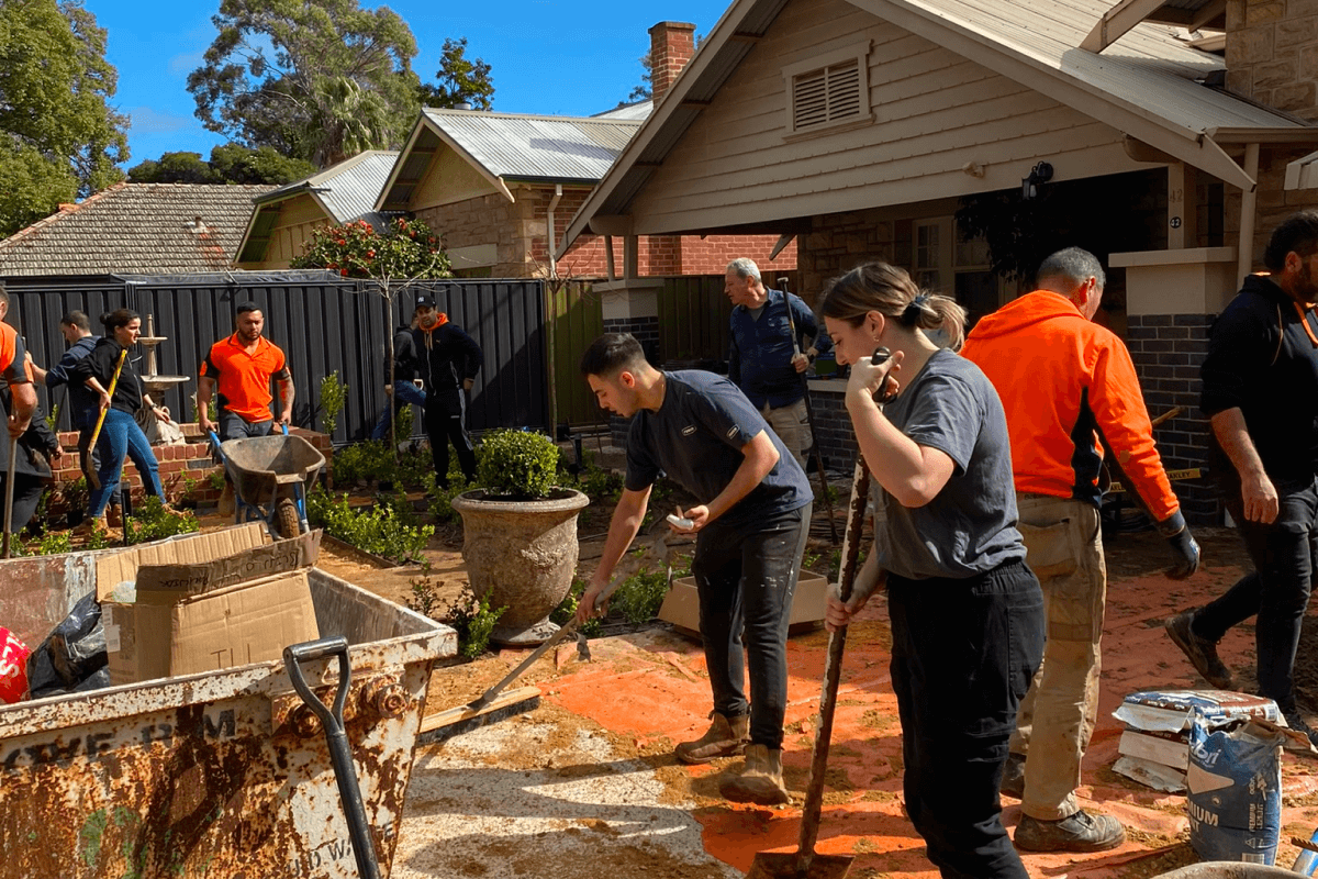 Giving Back - Bella Build And Design